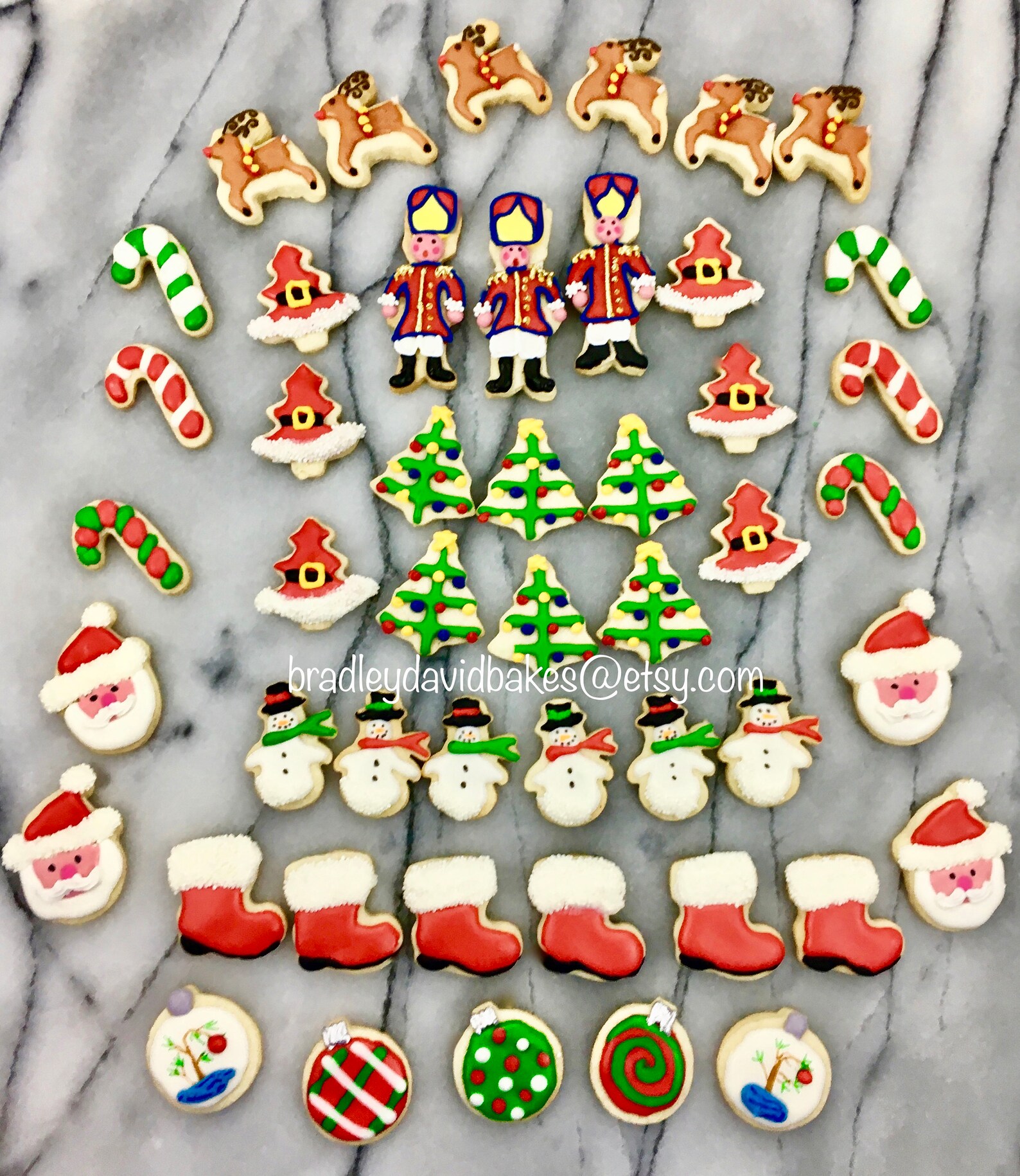 Miniature Christmas Cookies - Etsy