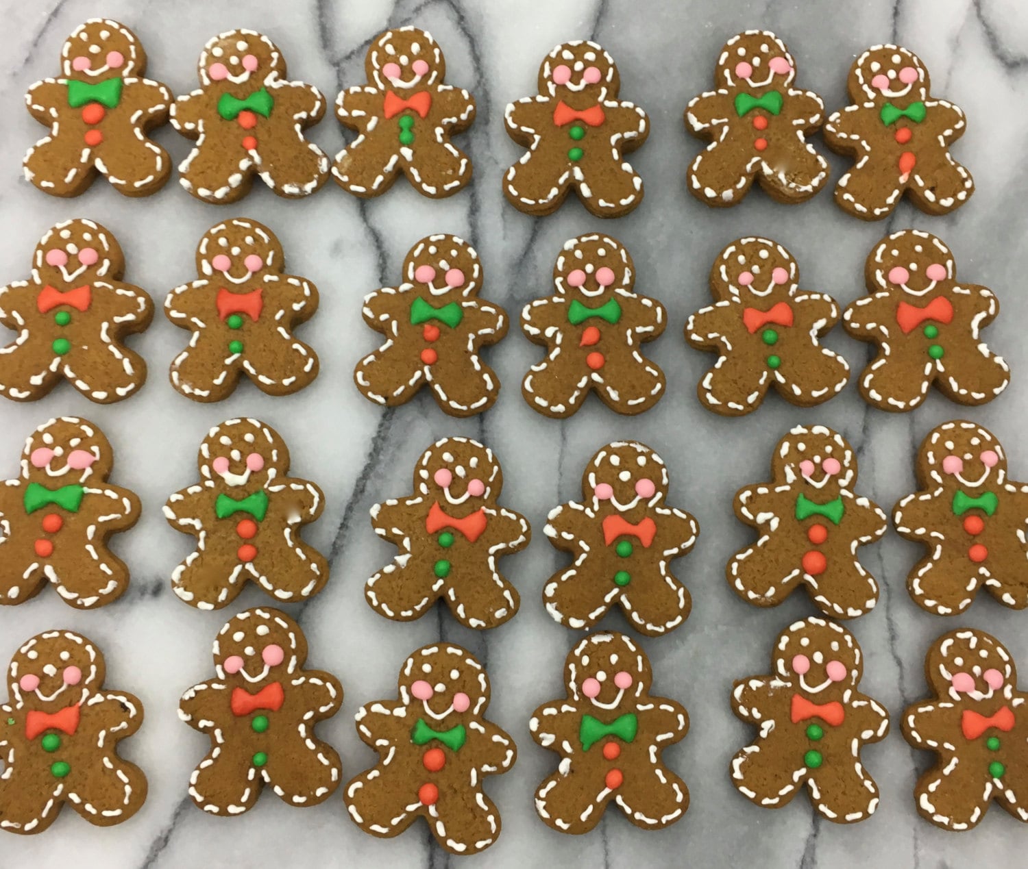 Mini Bite Sized Gingerbread Men Christmas Cookies - Etsy