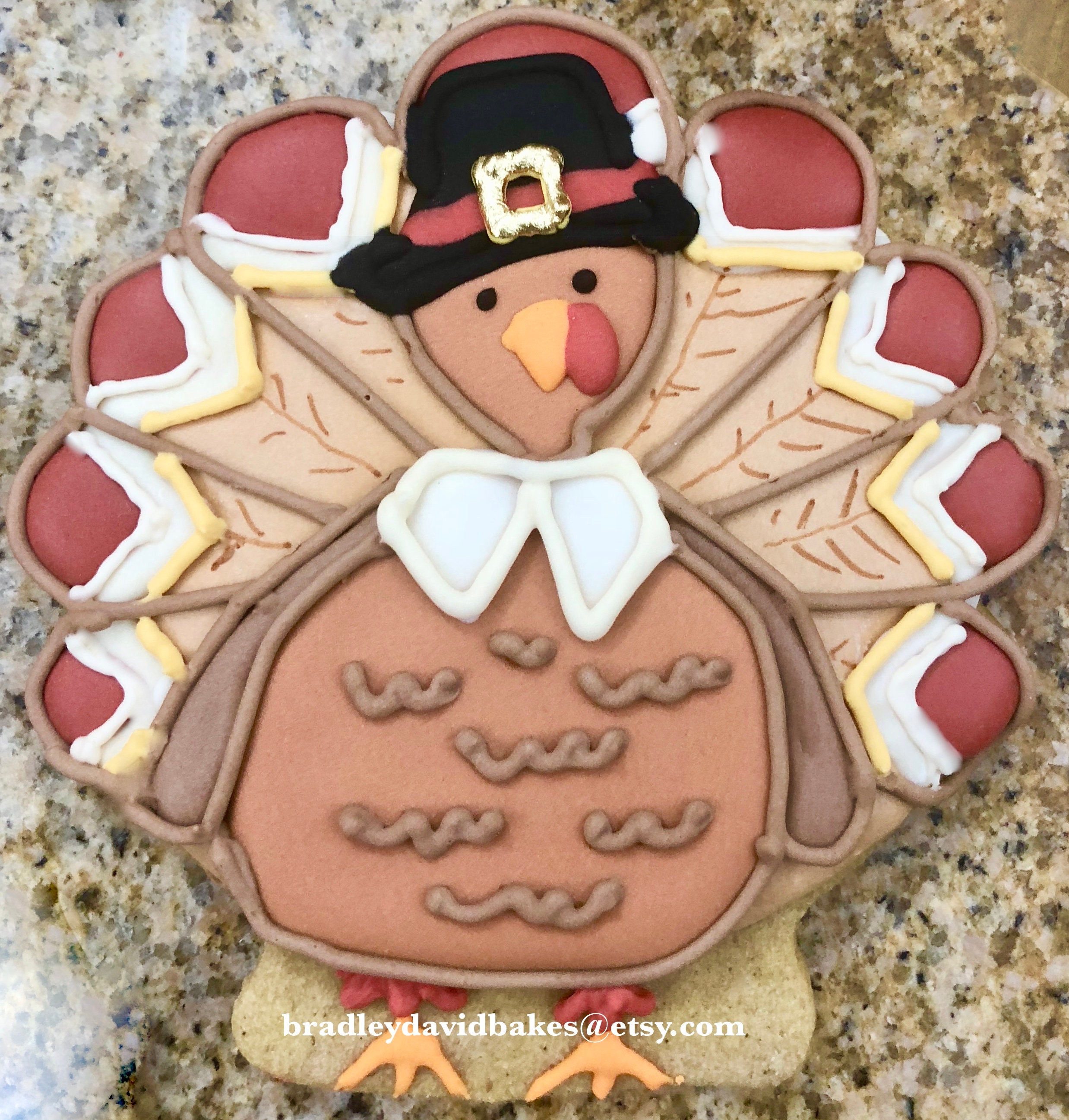 Thanksgiving feast Cookies turkey cookies pilgrim cookies | Etsy