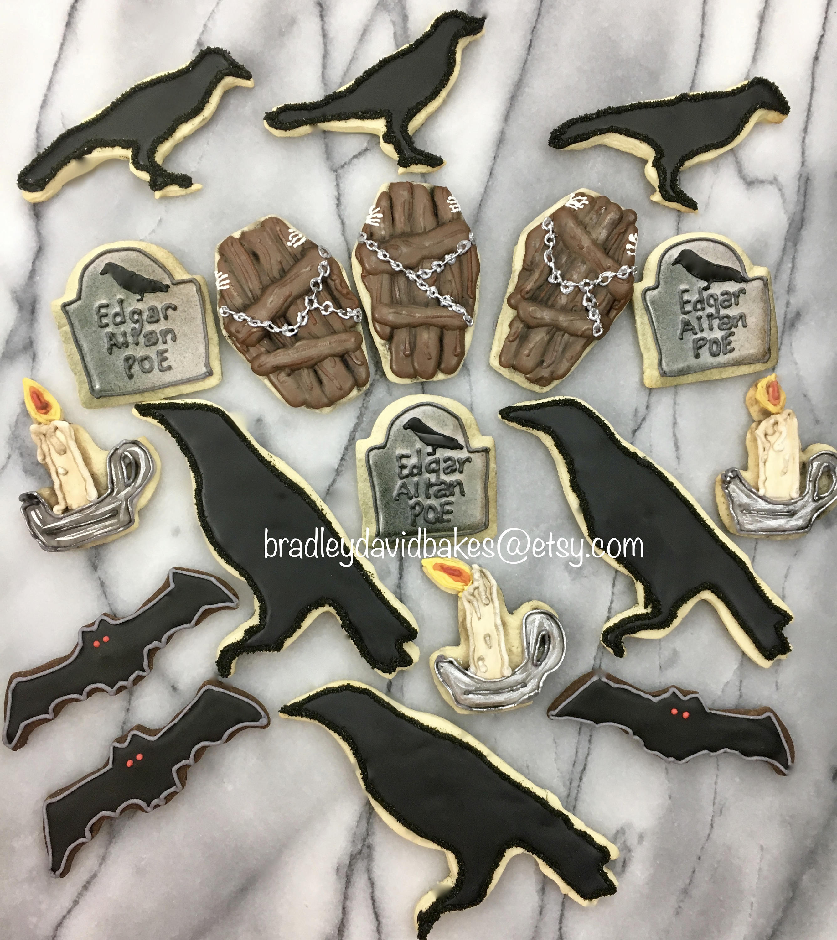 Haunted Halloween Cookies - Etsy