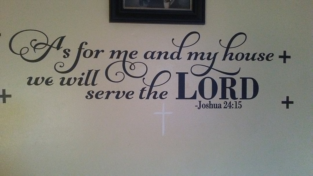 Wall Decor Sticker, Wall Sticker, Scripture Sticker, Word of God ...