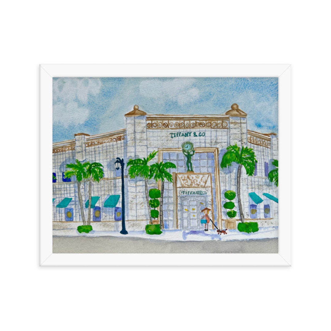 Framed Print of Tiffany’s - Etsy