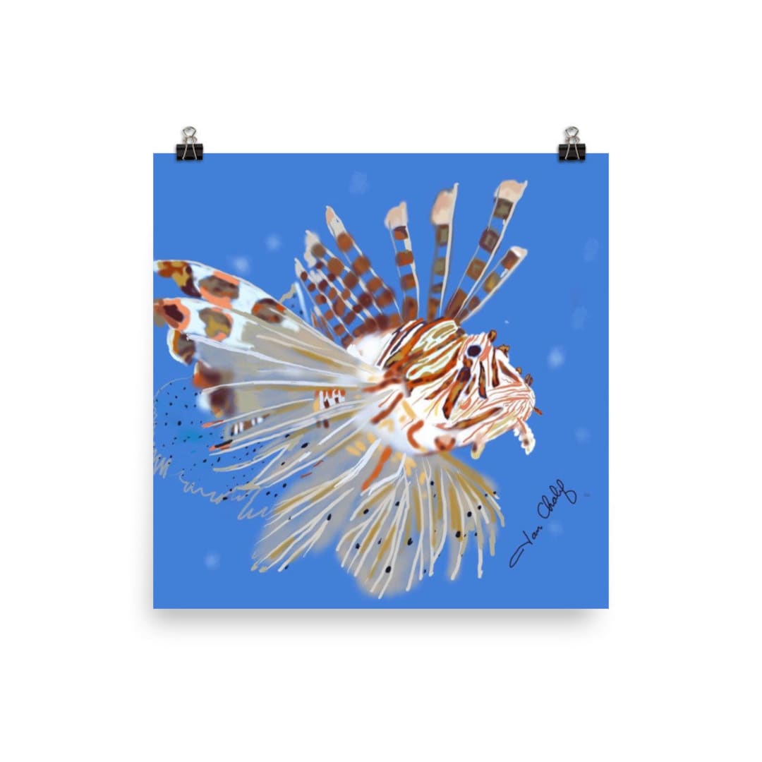 Lionfish Print - Etsy