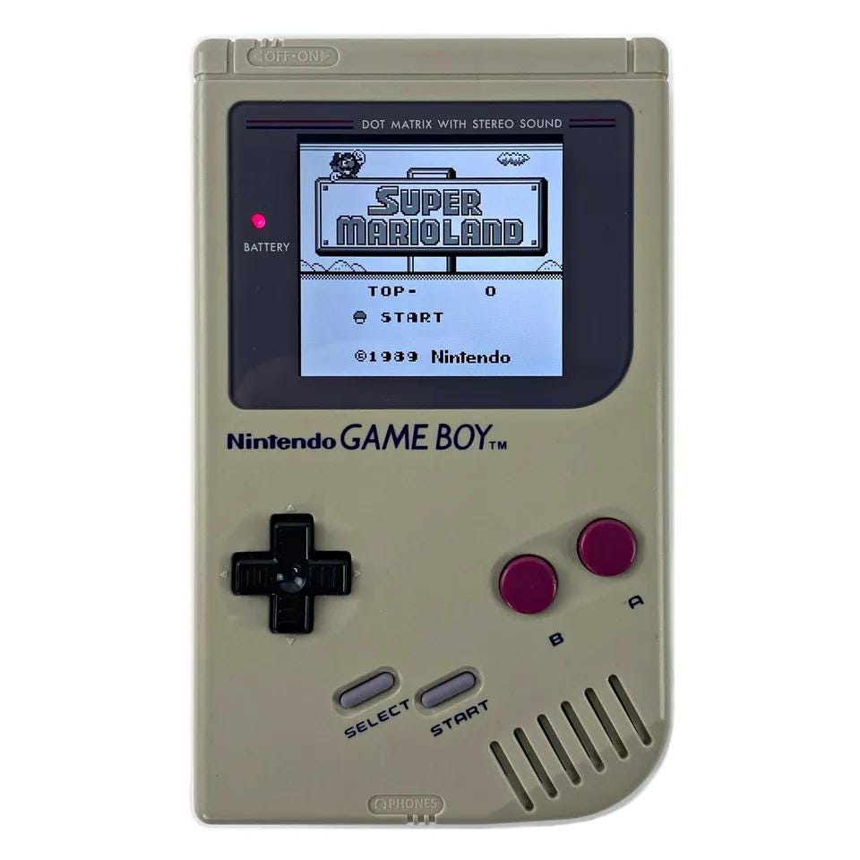 Custom Game Boy DMG: Backlit Laminated IPS, OSD, Rechargeable Battery ...
