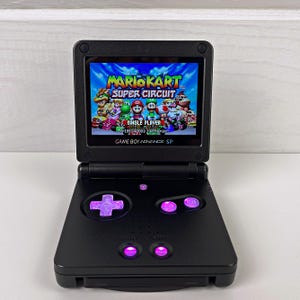 Custom Game Boy Advance SP: Hispeedido IPS, LED Buttons - Modded ...