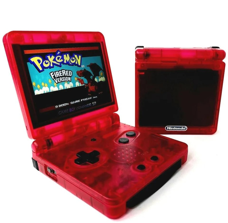 Game Boy Advance SP Custom Console W/ Funnyplaying M2 3.0 Ips & RGB LED ...