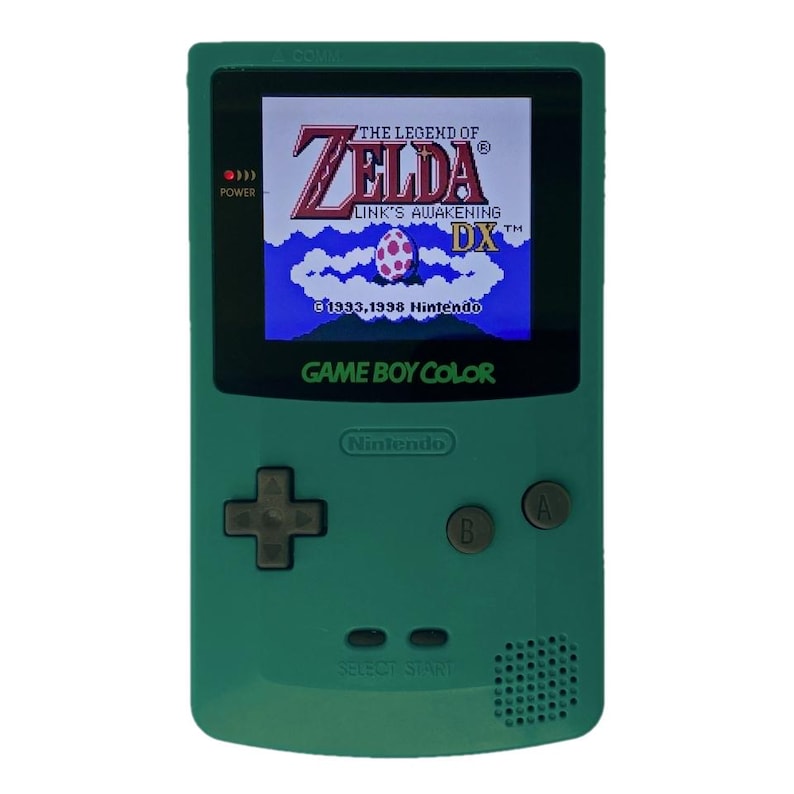 Custom Game Boy Color: Touch Control AMOLED Screen Modded Retro Console ...