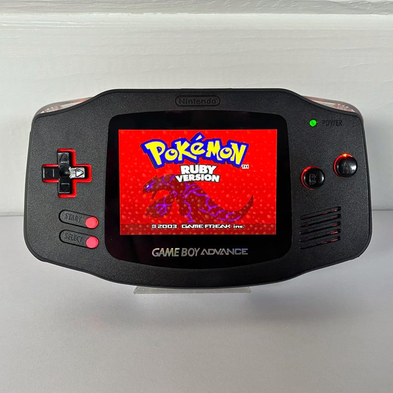 Game Boy Advance ULTIMATE Funnyplaying Custom Console M2 IPS W/ RGB ...