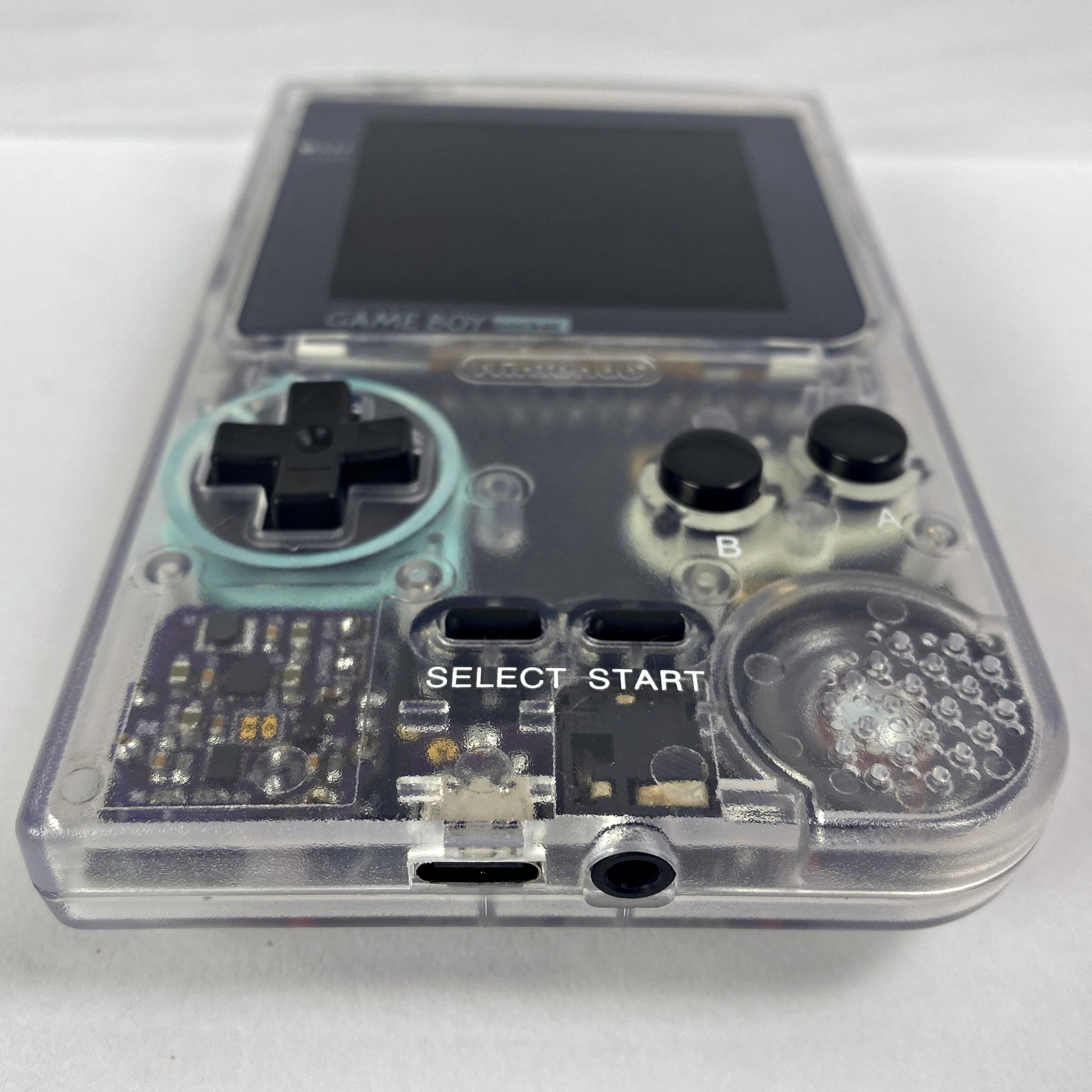 Custom Game Boy Pocket Color: Laminated IPS Screen, USB-C Rechargeable ...