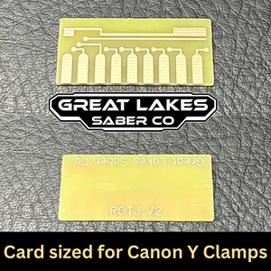 ROTJ V2 Canon Y Clamp Card - Lightsaber Parts by Great Lakes Saber Co ...