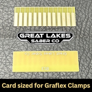 ESB Graflex Clamp Card - Lightsaber Parts by Great Lakes Saber Co. - Etsy