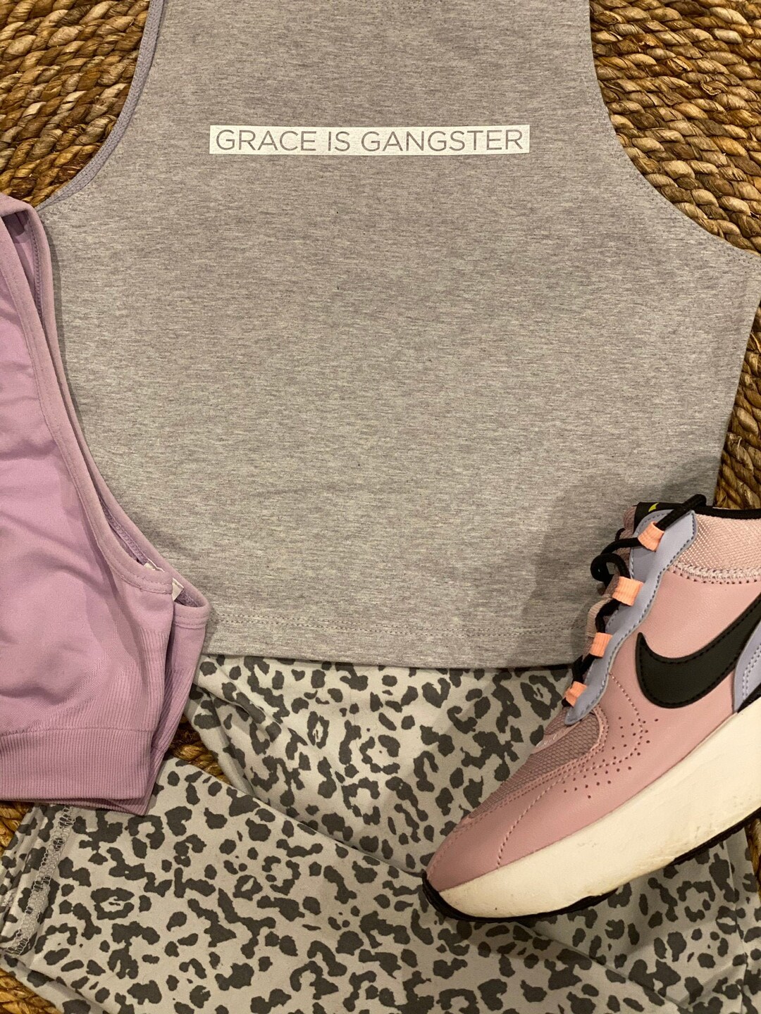 Work Out Top - GRACE IS GANGSTER - Sport Crop Tank - Etsy