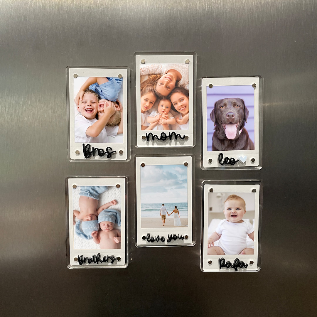 Personalized Photo Magnet, Instant Photo Magnet, Custom Photo Magnet ...