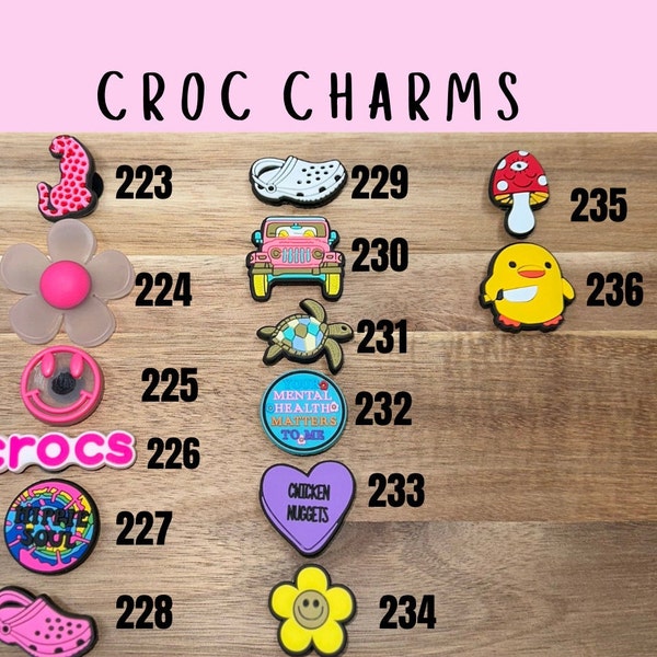 Preppy Croc Jibbitz - Etsy Canada