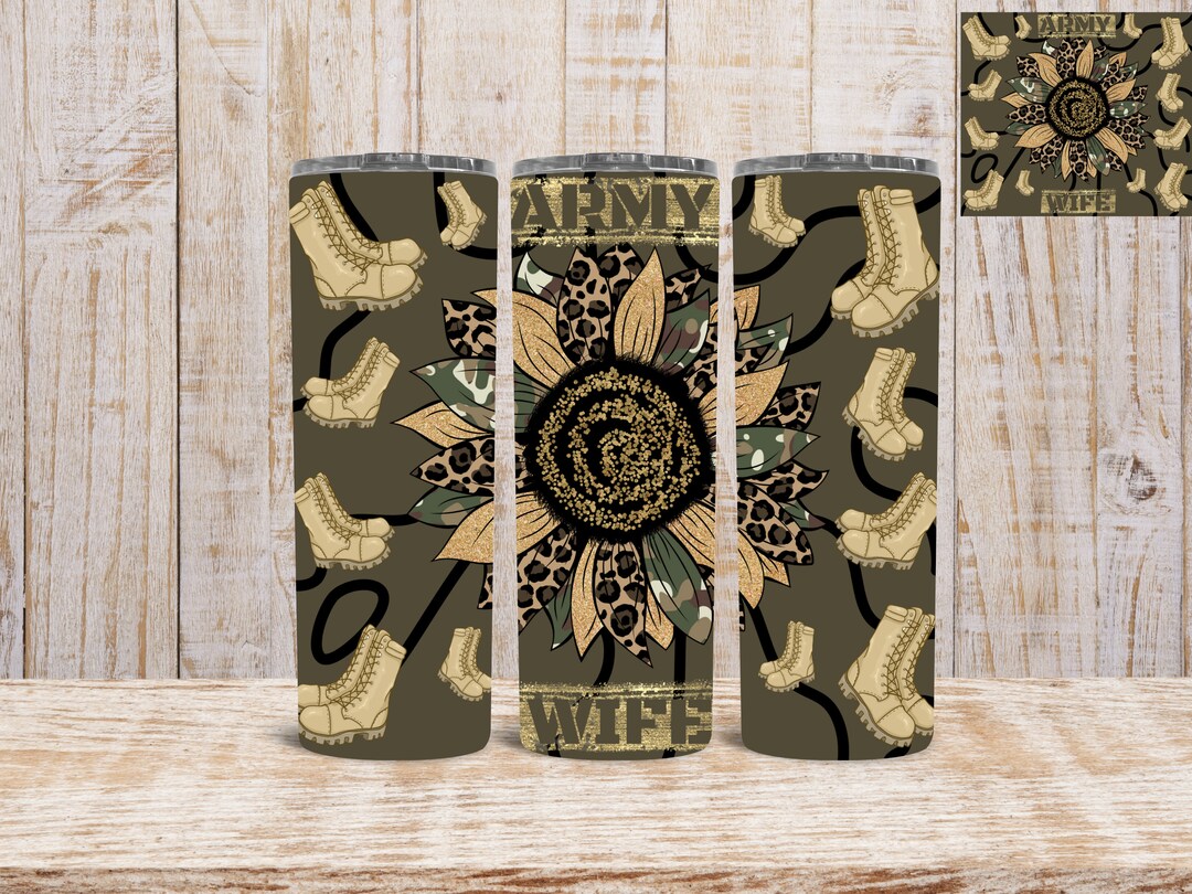 Army Wife PNG, Army Wife Tumbler Wrap, 20oz Army Wrap, 20oz Sublimation ...