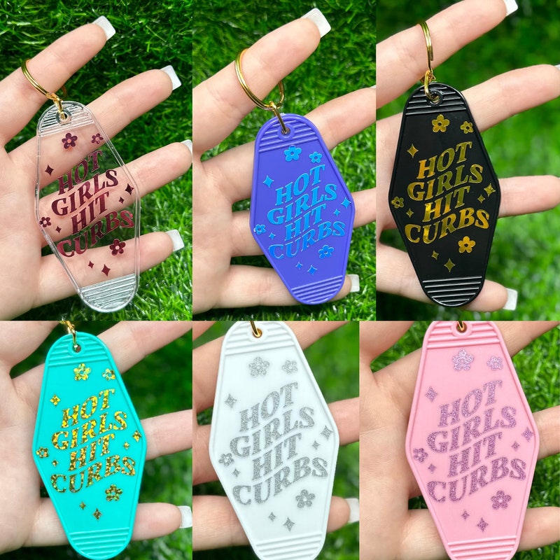 Preppy Keychain - Etsy