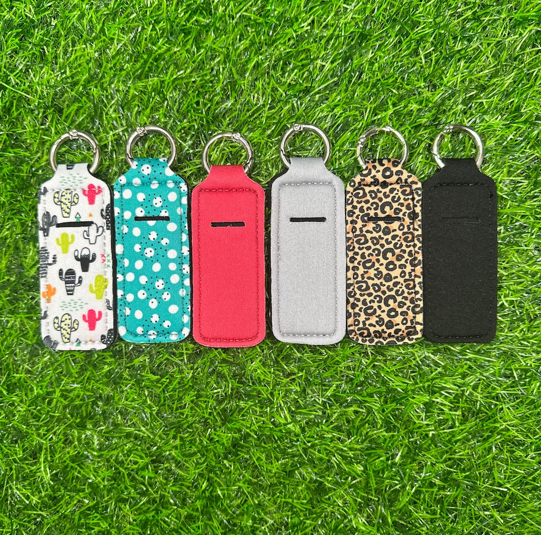 Chap-stick Holder, Lip Balm Holder Keychain, Keychain Accessories, Lip ...