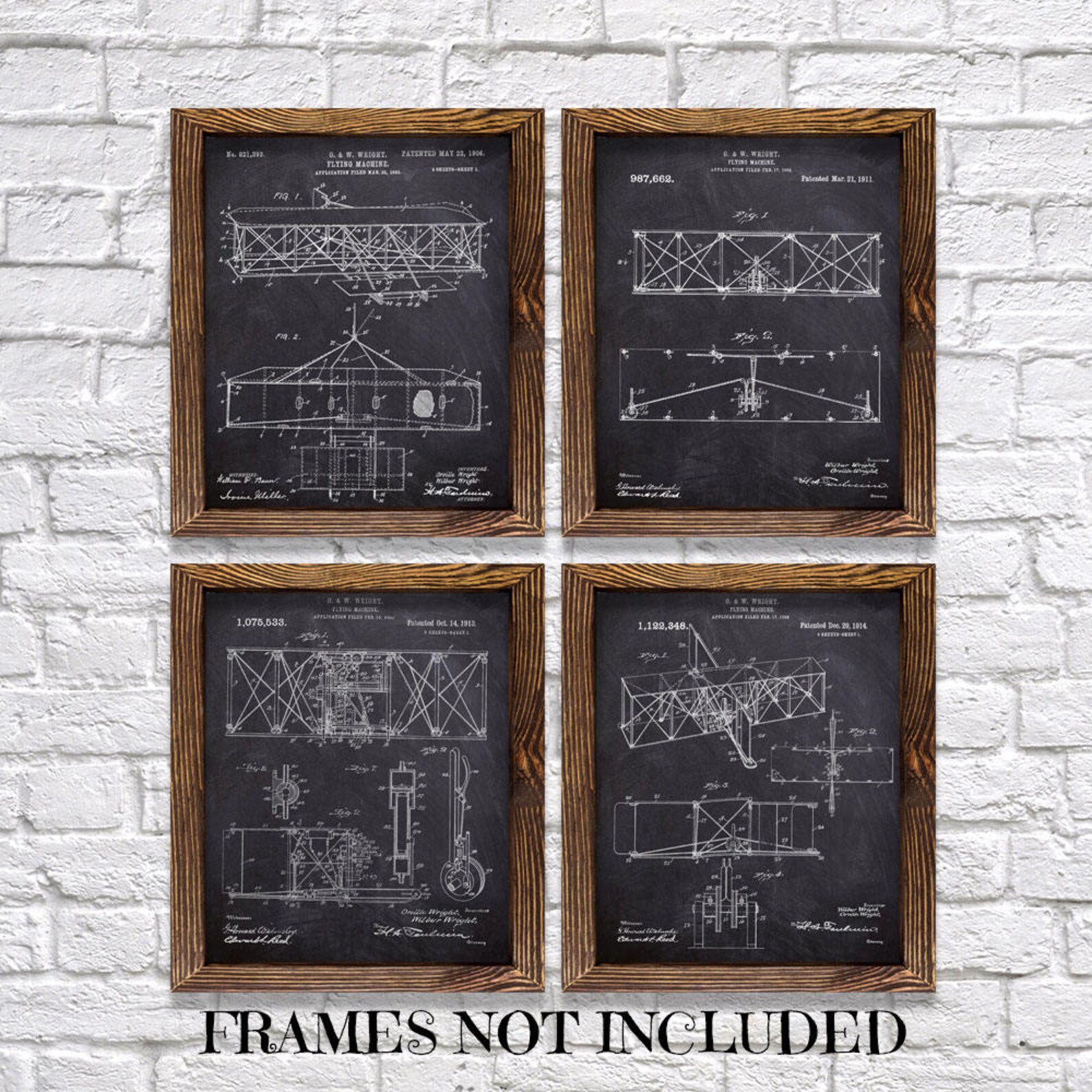 Gifts for Pilots Wright Brothers Flyer Patents First - Etsy