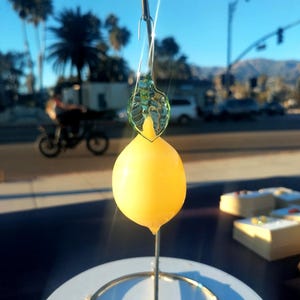 Handmade Glass Lemon Ornaments - Etsy