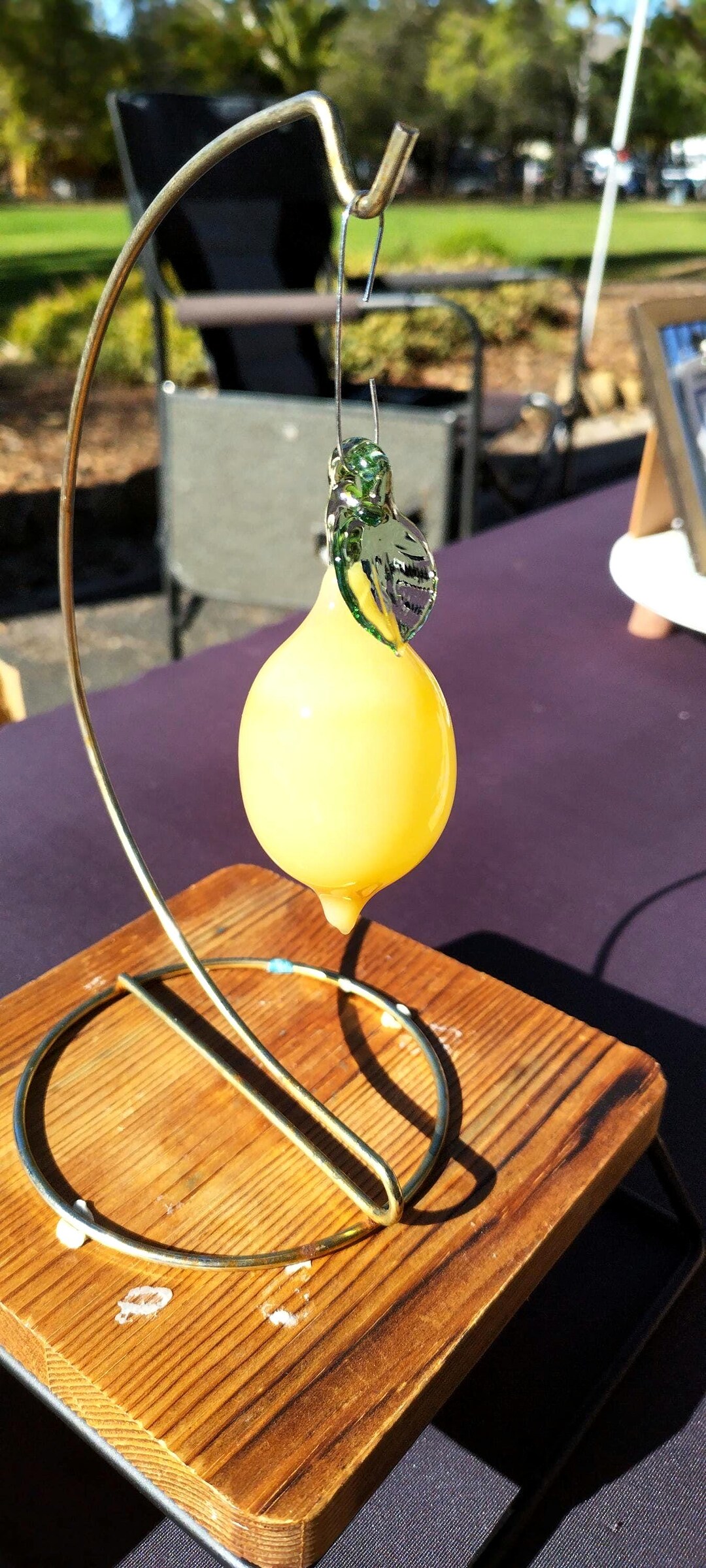 Handmade Glass Lemon Ornaments - Etsy