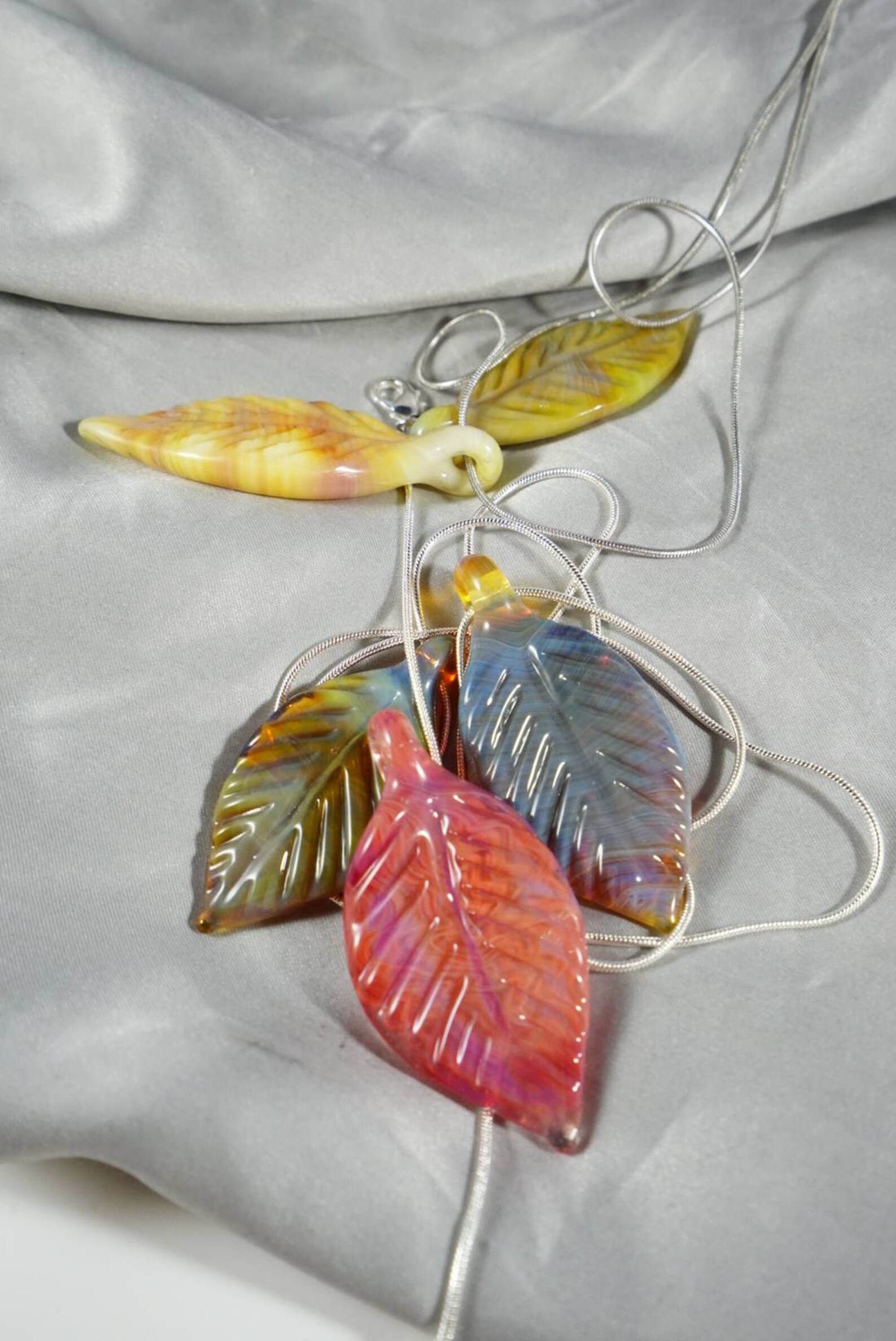 Leaf Pendants - Etsy