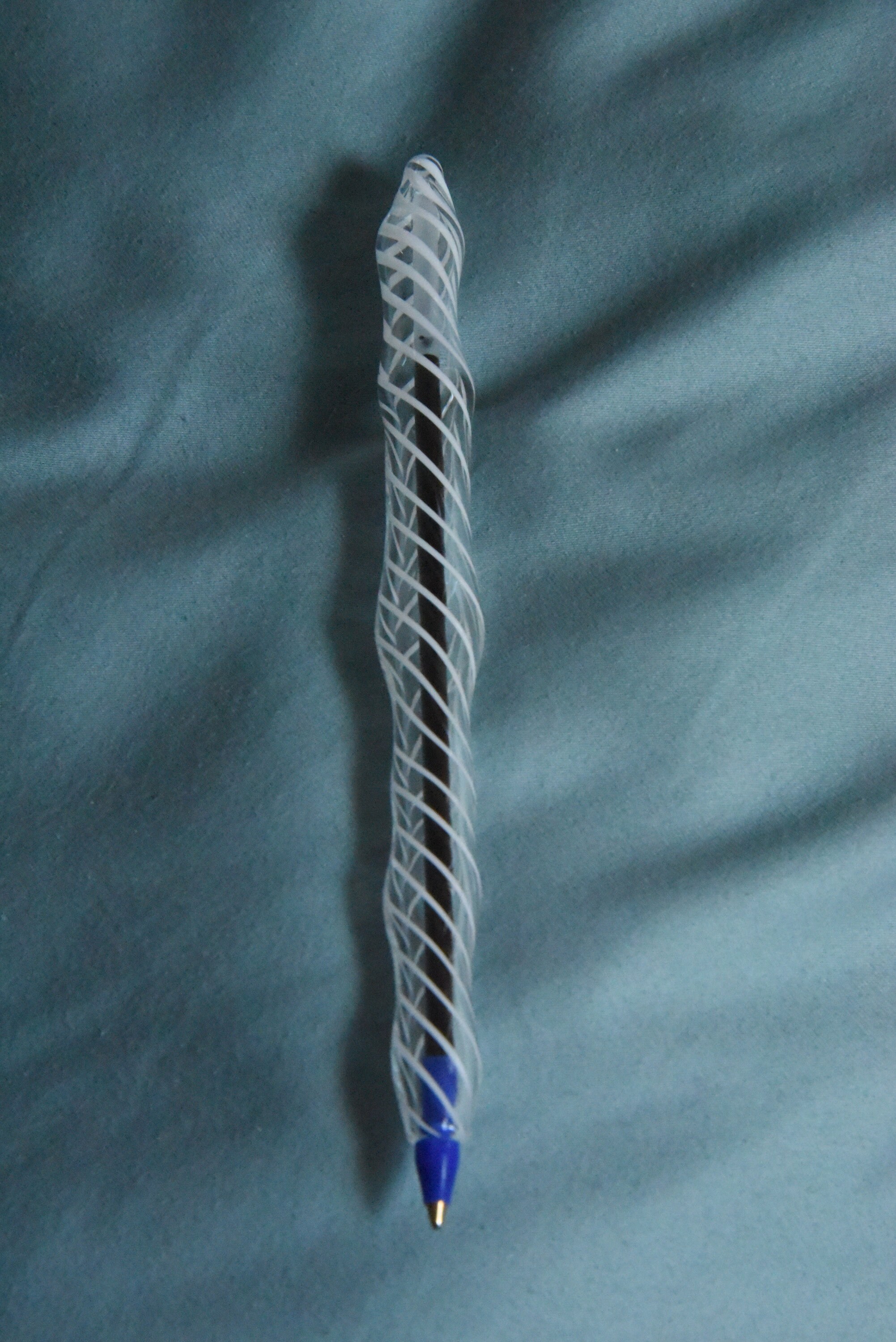 White Cane Glass Pen - Etsy