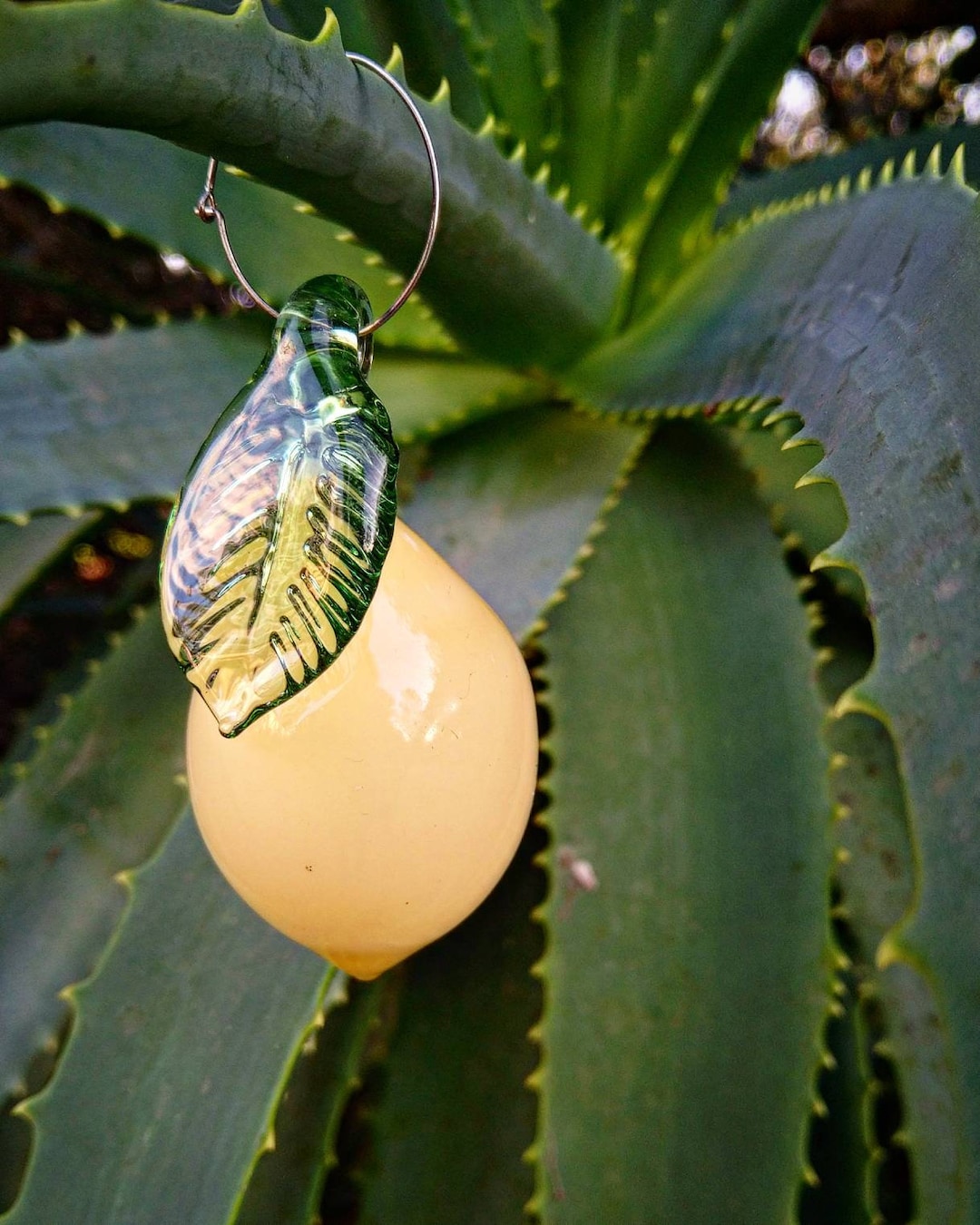 Handmade Glass Lemon Ornaments - Etsy