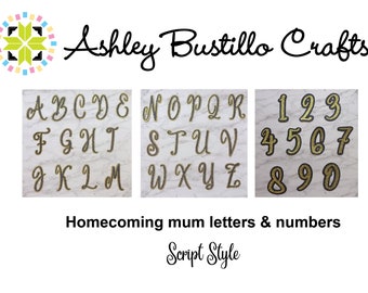Homecoming Letters - Etsy