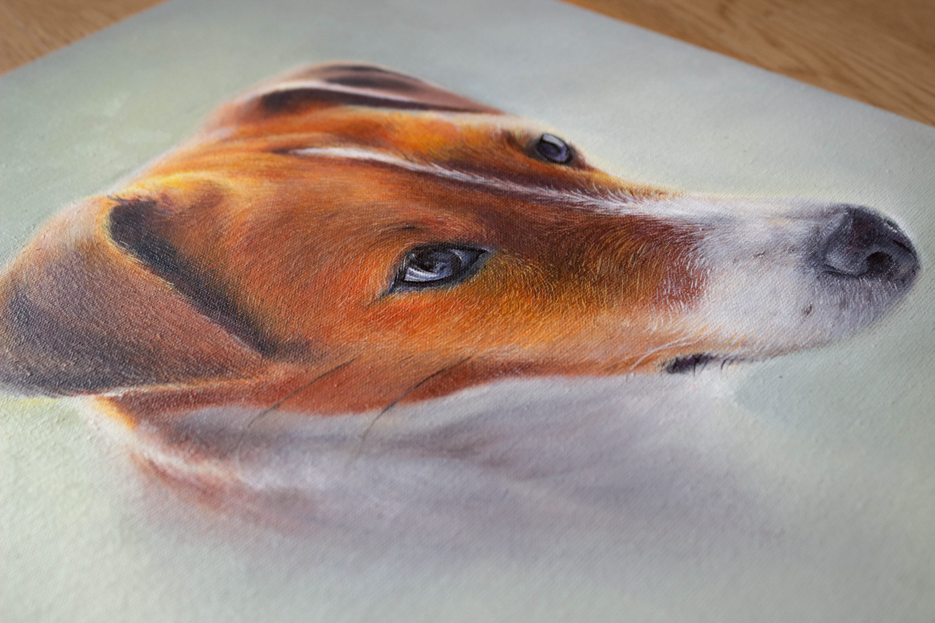 Custom Dog Pet Portrait Personalized Dog Painting From Photo | Etsy
