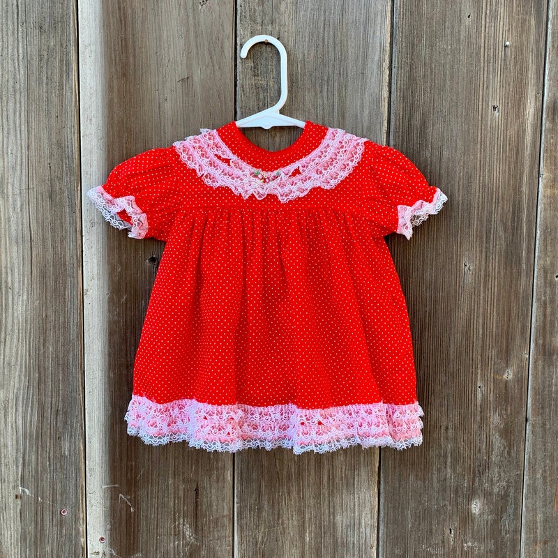 Red Baby Dress - Etsy