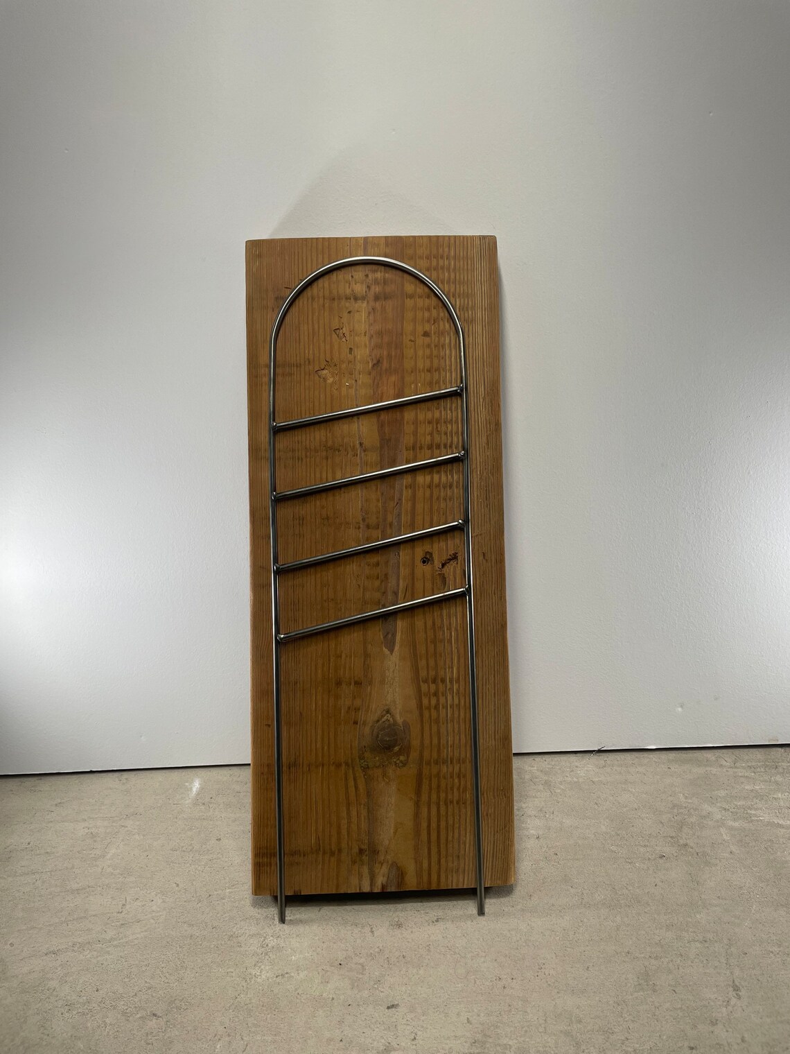 Round Top Vertical Plant Trellis Handcrafted Metal 4 Rung - Etsy