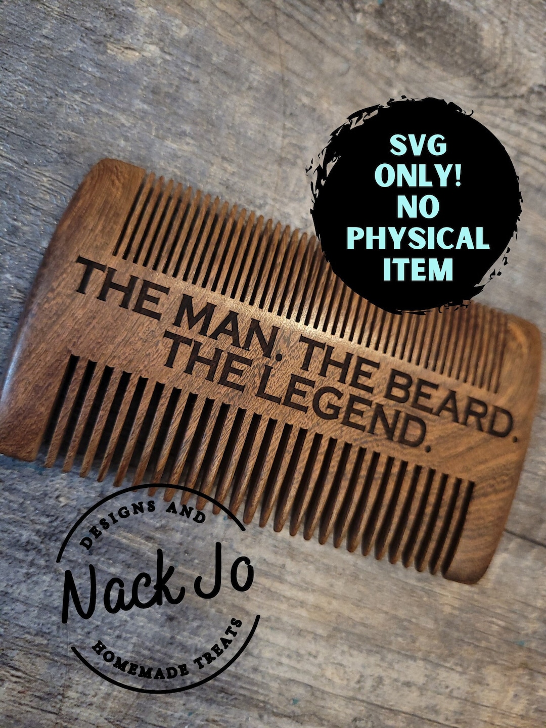 Beard Comb SVG, Beard SVG, Beard Comb, Beard Comb Laser File, Beard ...