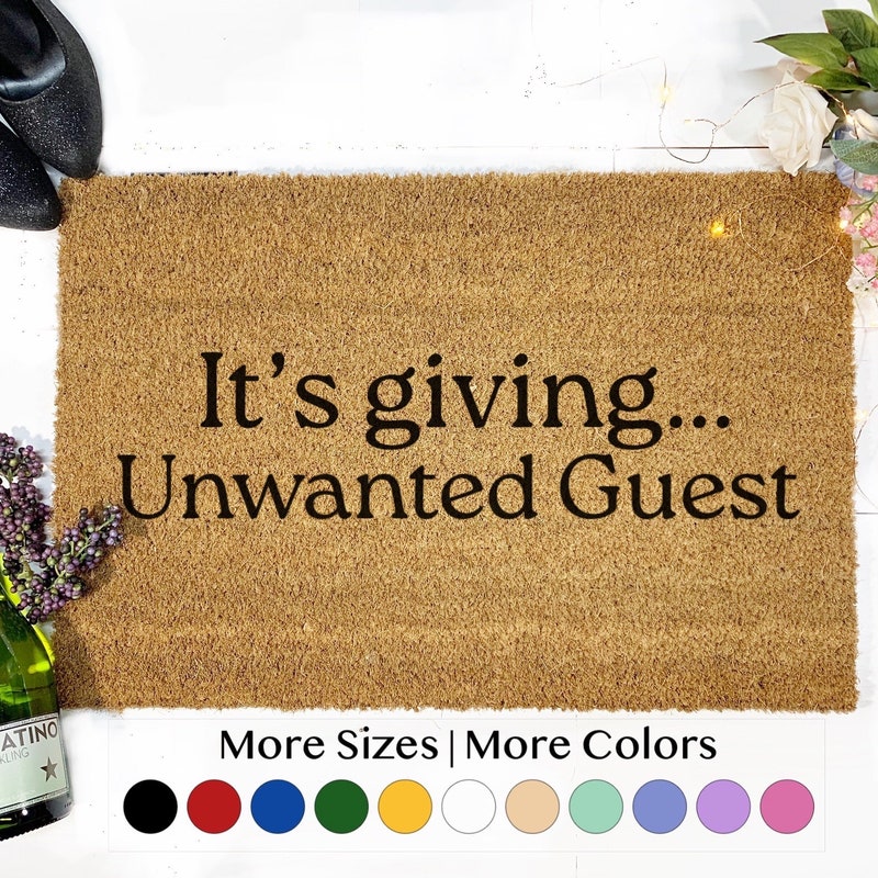 Funny Welcome Mat - Etsy