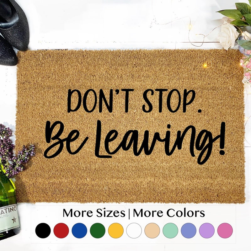 Rude Door Mat - Etsy