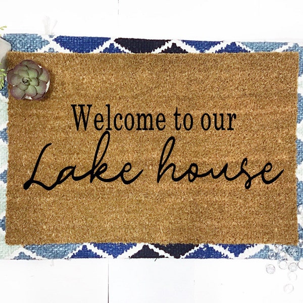 Lake House Doormat - Etsy