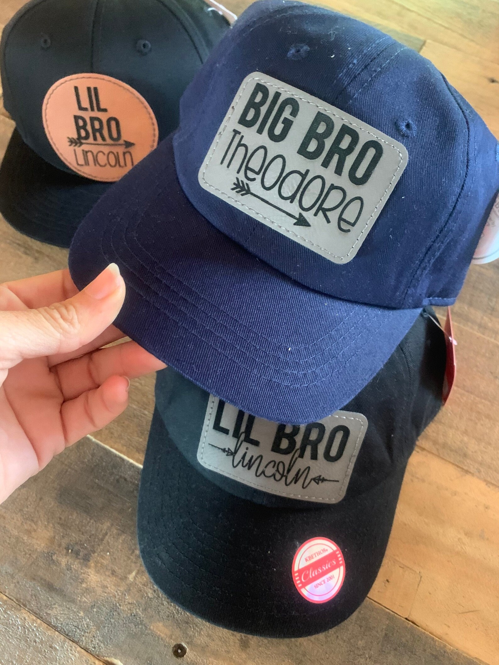 Big Brother Hat Little Brother Hat Sibling Caps Big Bro Lil - Etsy