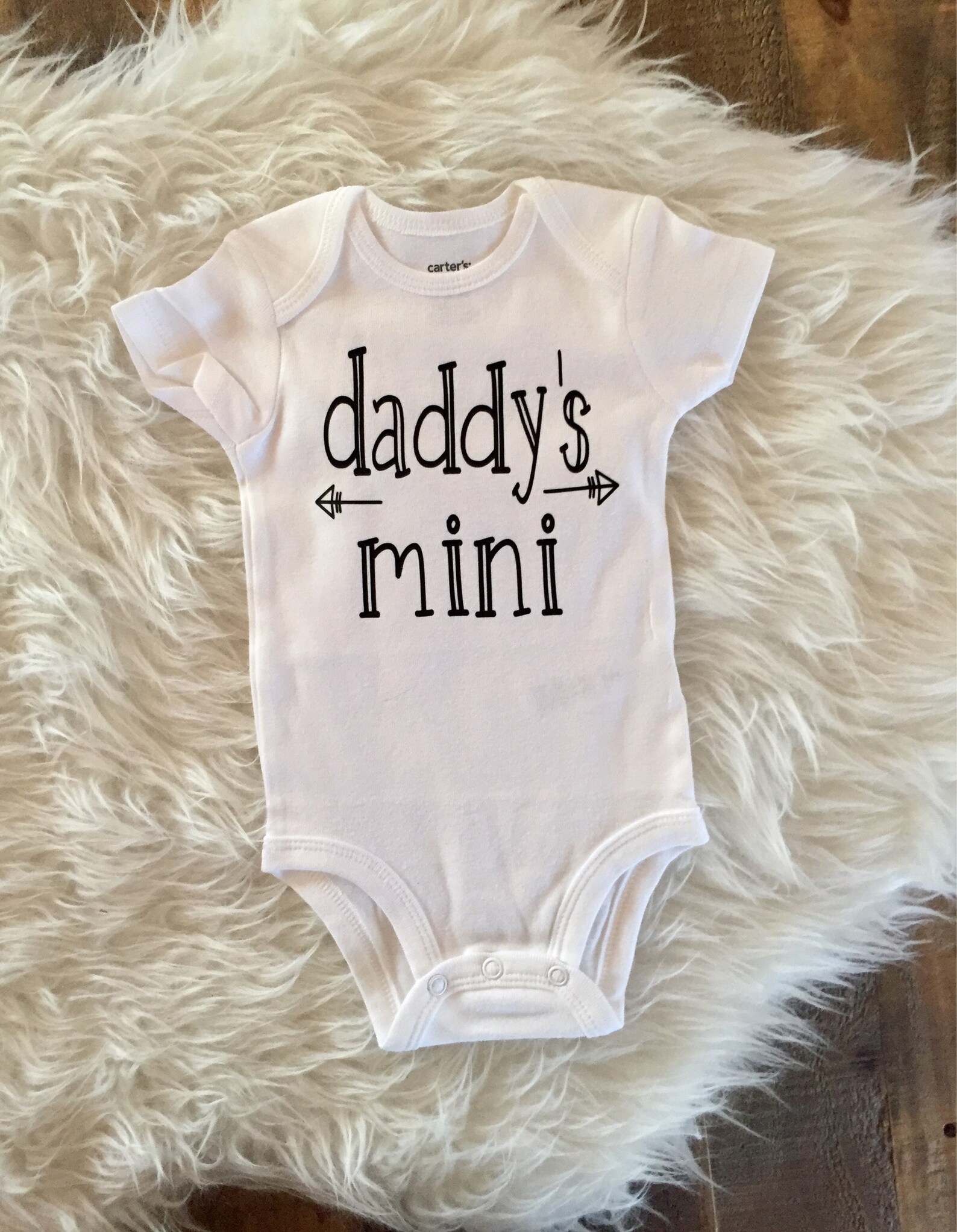 Daddys Mini Onesie Daddy Onesie Valentine Onesie Baby Boy | Etsy