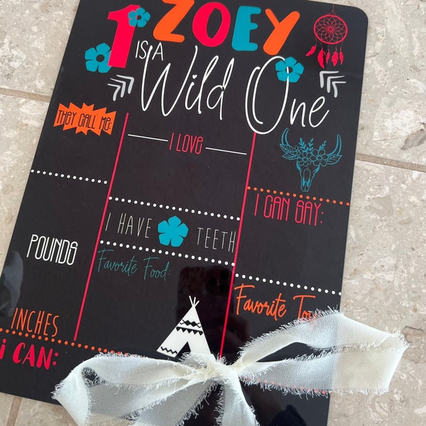 Custom Reusable Birthday Board - Etsy