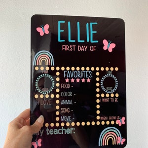 Last Day of School Board, Reusable Last Day of School Board, First and ...