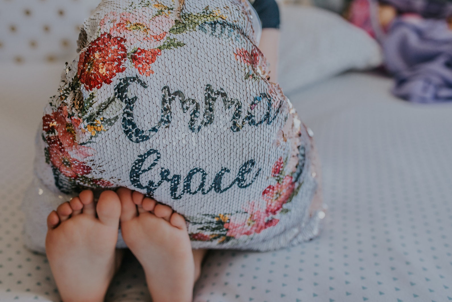 Kids Sequin Pillow Sequin Pillow Personalized Sequin Pillow - Etsy