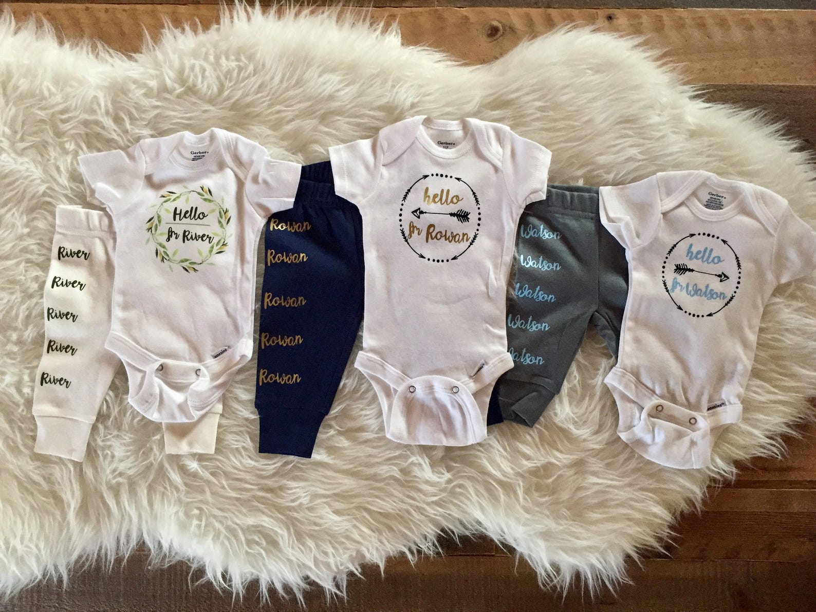 Newborn Set Newborn Onesie and Pants Newborn Onesie Set - Etsy
