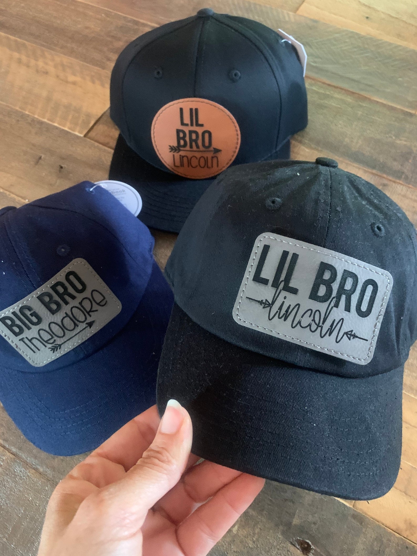 Big Brother Hat Little Brother Hat Sibling Caps Big Bro Lil - Etsy