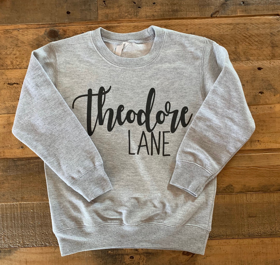 Toddler Name Sweatshirt, Boys Custom Name Sweater, Girls Name Sweater ...