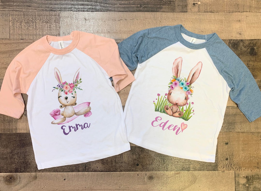 Personalized Girls Easter Shirt, Baby Easter Shirt, Easter Shirt for ...