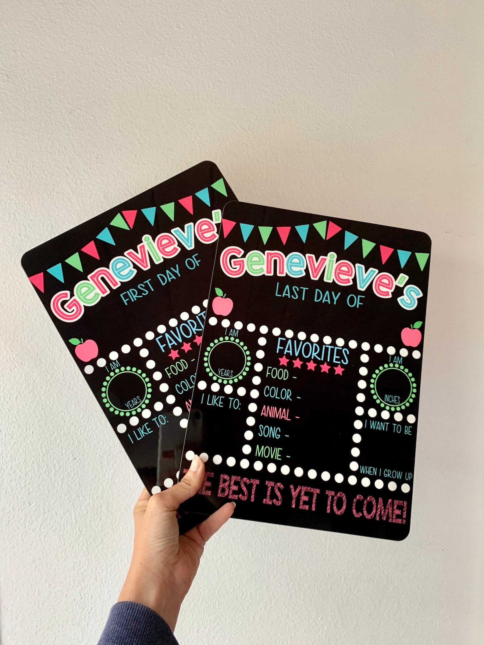 Last Day of School Board Reusable Last Day of School Board - Etsy