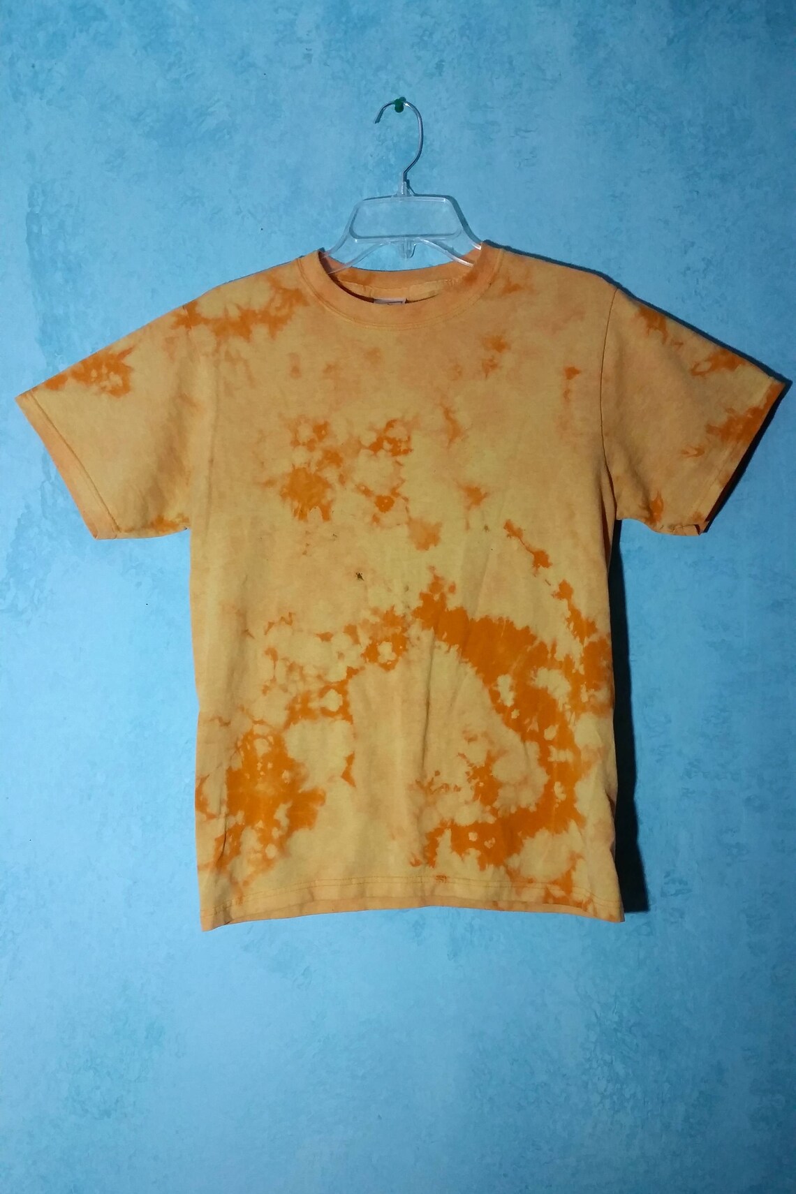 Bleach Tie-dye Orange Shirt adult Small - Etsy