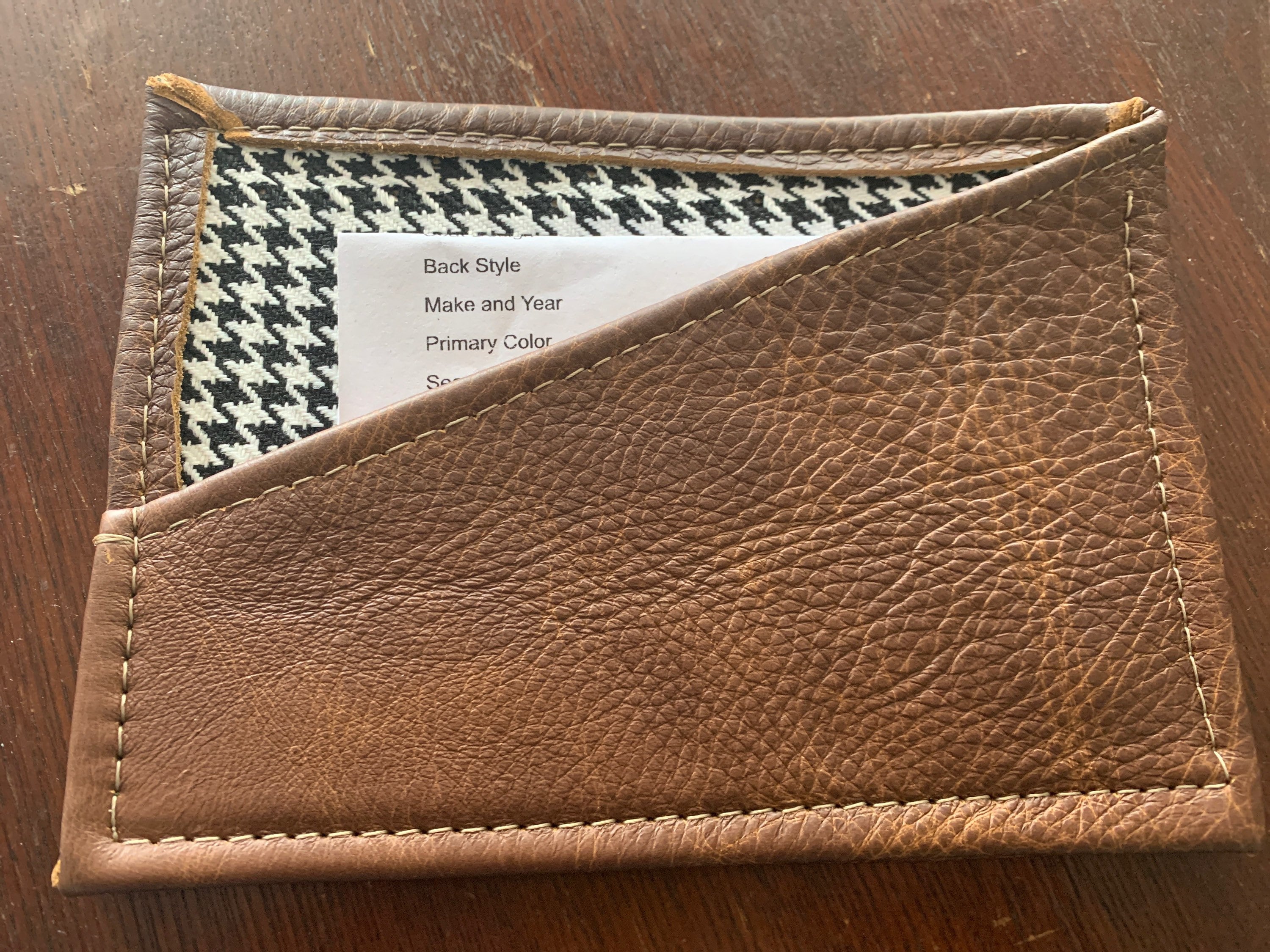 Custom registration card holder to match your interior mixed | Etsy