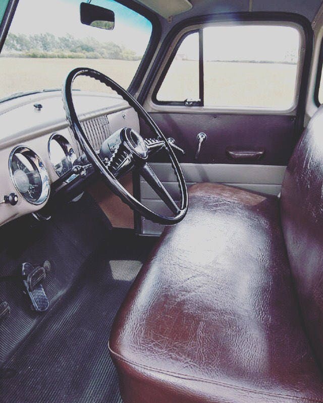1948 Chevy Panel Truck Interior