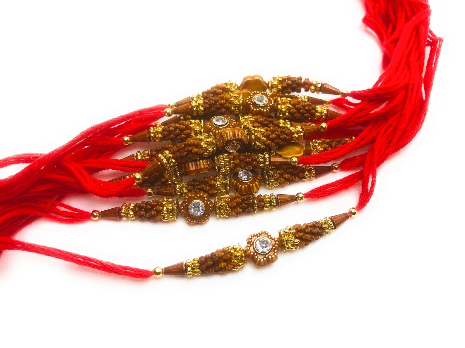 Rakhi Rakhadi Set of 12 Handmade Rakhi Indian Festival Best - Etsy