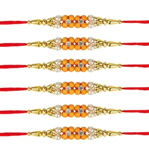 Rakhi Thread 2018 Raksha Bandhan Set of 6 Brother Sister Festival ...